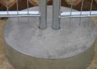 China Wire Mesh Infilled Construction Site Temporary Steel Fence Hot Dip Galvanized for sale