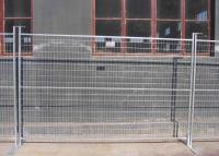 China Wire Mesh Infilled Construction Site Temporary Steel Fence Hot Dip Galvanized for sale