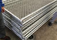China Wire Mesh Infilled Construction Site Temporary Steel Fence Hot Dip Galvanized for sale