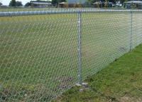 China Galvanized Chain Link Fence Fabric Pvc Coated Frame for sale