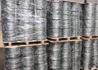 China 18 Gauge 4 Point 2 Strand Galvanized Barbed Wire Coils 20kg Coil for sale