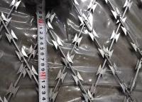 China Hot Dipped Galvanized Razor Wire Bto22 Welded For Standard Gauge Line Railway for sale