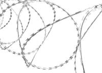 China Low Price Concertina Hot Dipped Galvanized Razor Barbed Wire for sale