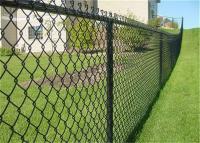 China 60x60mm Pvc Coated Galvanized Chain Link Fence Fabric For Security for sale