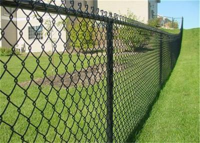 China 60x60mm Pvc Coated Galvanized Chain Link Fence Fabric For Security for sale