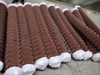 China PVC Coated Galvanised Chain Link Fencing 0.5m And Whole Set Accessories for sale
