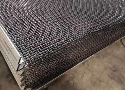 China Heavy Duty Perforated Vibrating Screen Mesh With Hook For Stone for sale