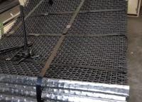 China 65mn 45# High Tensile Manganese Steel Iron Square Hole Crimped Wire Mesh for sale