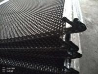 China Black Iron Square Woven Crimped Vibrating Screen Mesh 1.5mx1.95m for sale