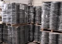 China 14 Guage Hot Dipped Galvanized Barbed Wire For Modern Security Fencing for sale