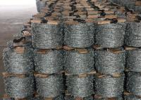 China Galvanized Double Twist Barbed Wire 20kg/Coil For Grass Boundary for sale