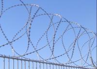 China Heavy Galvanised Concertina Razor Wire Barbed Tape Security Fencing for sale