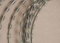 China Heavy Galvanised Concertina Razor Wire Barbed Tape Security Fencing for sale