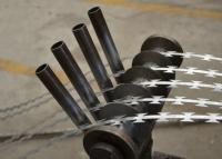 China Concertina Razor Wire Creates Security Barrier To Protect Property for sale
