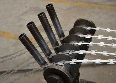 China Concertina Razor Wire Creates Security Barrier To Protect Property for sale