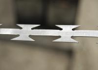 China Bto22 Flat Loop Cross Type Stainless Steel Razor Wire Square Hole for sale