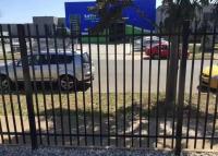 China Powder Coated 4x8 Wrought Iron Fence Panels , Wrought Iron Fence Gate for sale