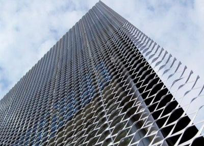 China Wall Cladding Facade Decorative Expanded Aluminum Mesh Metal for sale