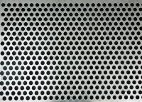 China Custom Stainless Steel Round Hole Perforated Metal Mesh - 0.5mm to 3mm Thickness, 1mm to 16mm Hole Diameter for sale