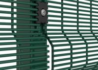 China 6 Gauge 358 Anti Climb Security Fence Panel - PVC Coated Galvanized 76.2x12.7mm Mesh Custom Sizes for sale