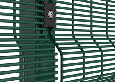 China 6 Gauge 358 Anti Climb Security Fence Panel - PVC Coated Galvanized 76.2x12.7mm Mesh Custom Sizes for sale