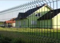 China Powder Coated Welded Curved Metal Fence Panel Heavy Gauge Heat Treated for sale