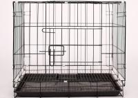 China Large Medium And Small Size Folding Stainless Steel Dog Cage for sale