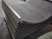 China 65mn 45# High Tensile Manganese Steel Iron Square Hole Crimped Wire Mesh for sale
