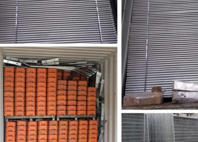 China Removable Folding Plastic Temporary Mesh Security Fencing 6x9.5 ft with 3.5mm Wire Diameter and Hot Dipped Galvanized Finish for sale