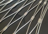 China SS316 Inox Wire Cable  Flexible Stainless Steel Rope Mesh Ferrule Type Rustproof for sale