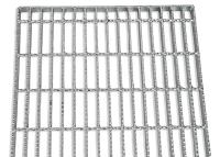 China Rustproof Hot Dip Galvanised Steel Walkway Grating Mesh 2.44m Length for sale