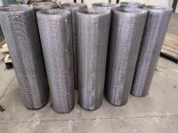 China 20mm Openning SS304/316/316L Steel Crimped  Wire Mesh For Solid Construction for sale