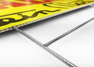 China Hot Dipped Galvanized H Frame Wire Stakes For Yard Sign Metal Sign for sale