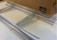China Hot Dipped Galvanized H Frame Wire Stakes For Yard Sign Metal Sign for sale