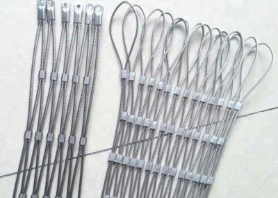 China Flexible Stainless Steel 304 316 Wire Rope Mesh Net For Garden Fence for sale