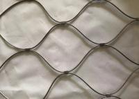 China Factory Sale 304 Stainless Steel Wire Rope Mesh Woven Stainless Steel Rope Mesh For Zoo Mesh for sale
