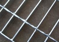 China Galvanized Steel Grating Welded Steel Bar 25x3 800x1000 Metal Grid Plate For Platform Walkway for sale