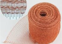 China Standard Copper Knitted Wire Mesh For Corrosion Resistant Filter Pad for sale