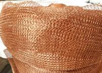 China Standard Copper Knitted Wire Mesh For Corrosion Resistant Filter Pad for sale