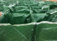 China Hexagonal Wire Twisted Gabion Basket Square Rectangular Hole Shape for sale