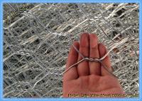 China Selvedge Wire Hexagonal Galvanized Gabion Basket 4.0mm Dia for sale