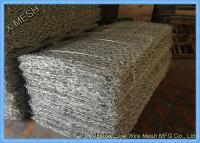 China Selvedge Wire Hexagonal Galvanized Gabion Basket 4.0mm Dia for sale