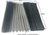 China European Design 18x16 Pleated Fly Screen Mesh Polyester for sale