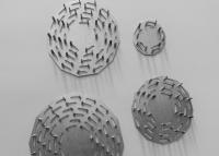 China 50mm Diameter Anti Split Truss Nail Plates 1.2mm Thickness Hot Galvanized Steel for Timber Protection for sale