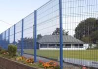 China Home Outdoor Decorative Welded Wire Mesh Metal Curved Panel 3D Garden Fence for sale