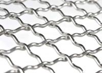 China Stainless Steel 3x3 316 316L Crimped Wire Mesh Plain / Twill Weave for sale