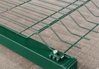 China Galvanized Outdoor Decorative Welded Wire Mesh Garden Fence 3d Curved for sale