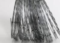 China BTO-22 Concertina Razor Barbed Wire 0.5mm Thickness 2.5mm Wire Diameter Security Barrier for sale