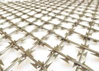 China High Security Welded Razor Wire Mesh Fence Galvanized Cross Razor Mesh for sale