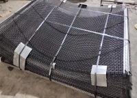 China Mine Sieving Sand Hooked Vibrating Wire Mesh Screen Crimp Stainless Steel for sale